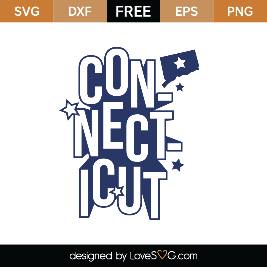 Free Connecticut SVG Cut File - Lovesvg.com